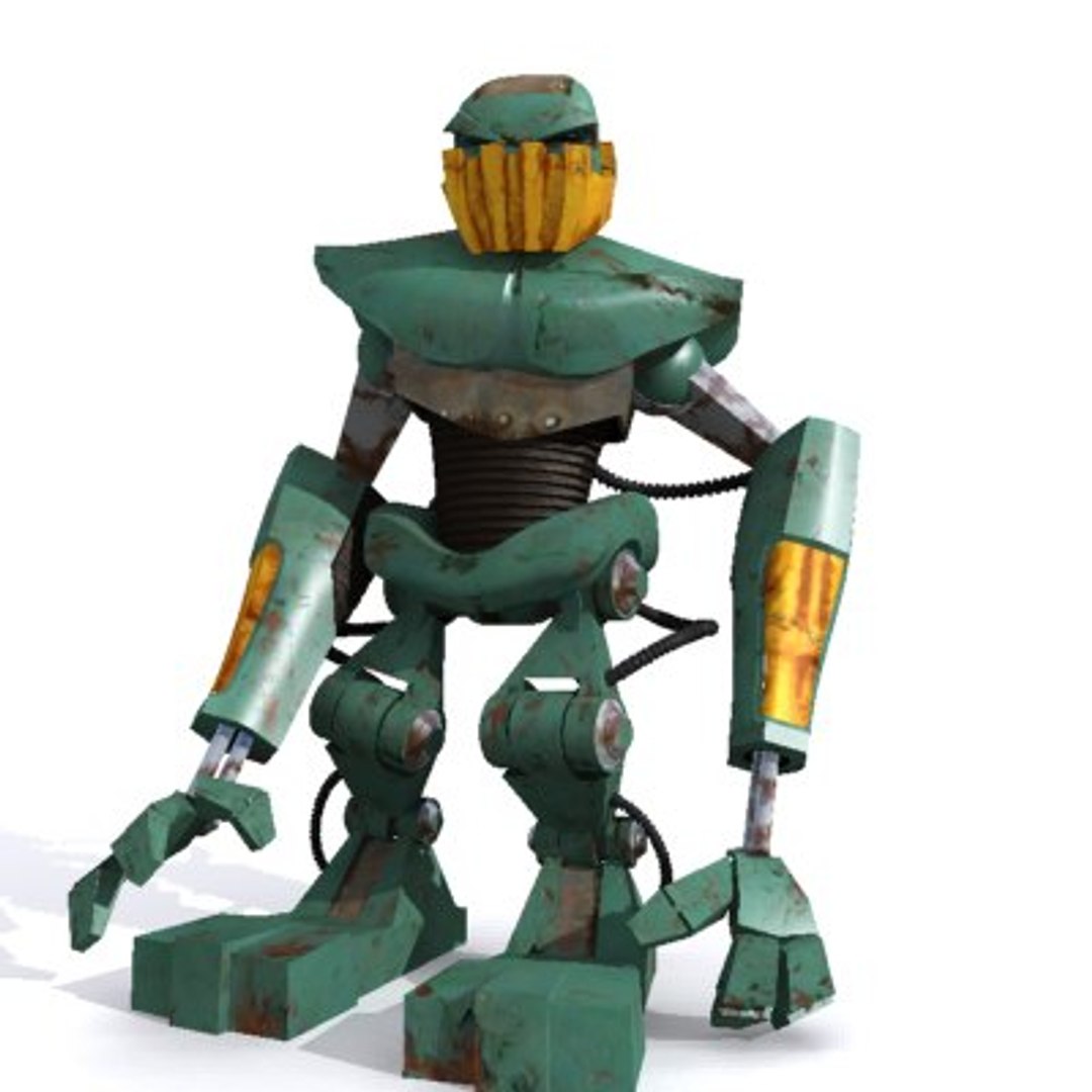 3d Model Rigged Robot Simian