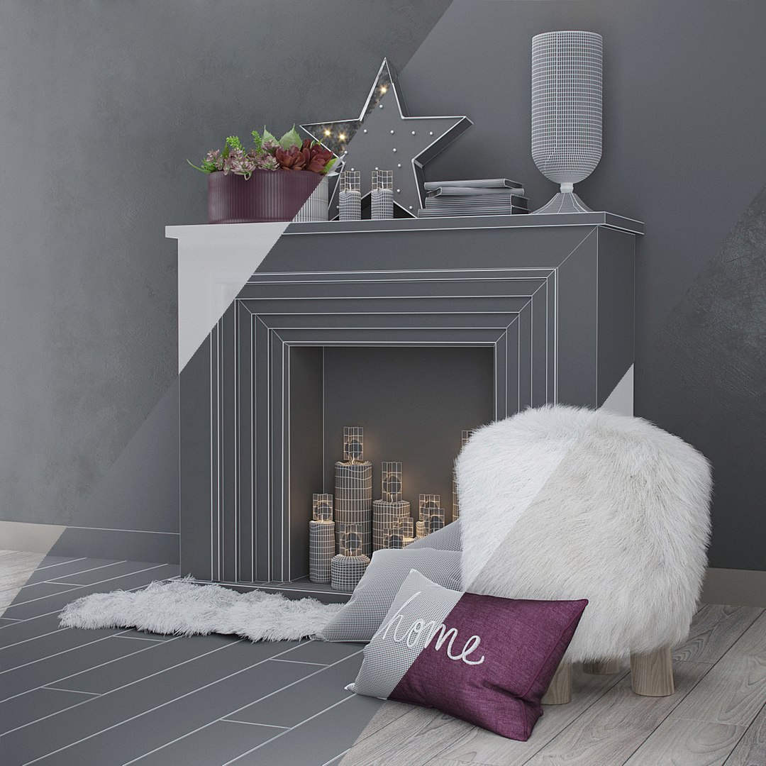 Star Fur Stool 3D - TurboSquid 1265156