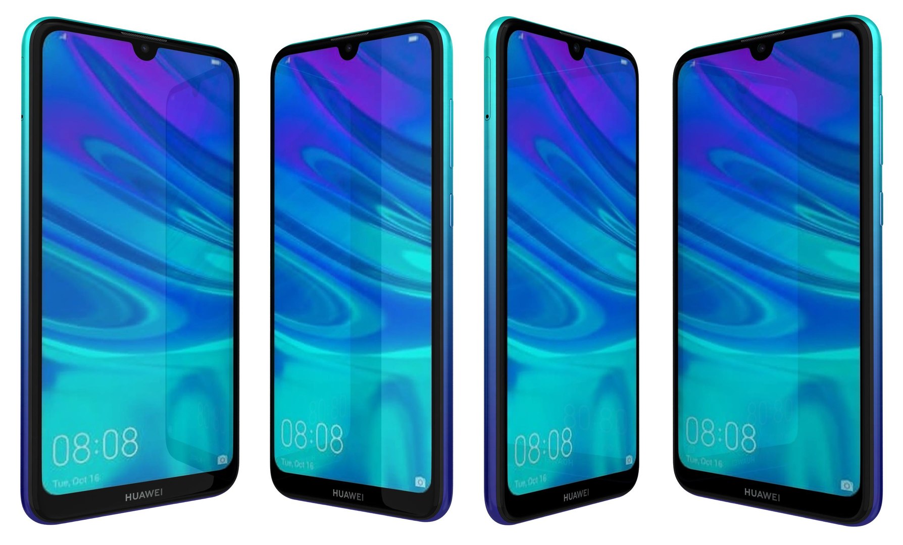 Huawei y7 2019 colors 3D - TurboSquid 1397620