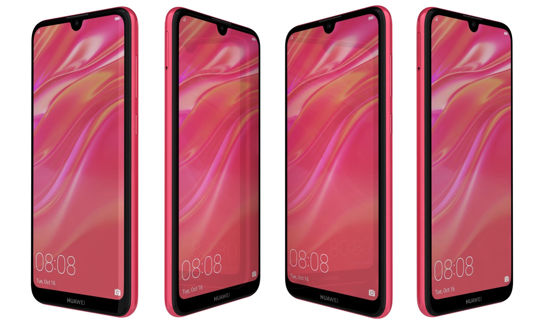Huawei y7 2019 colors 3D - TurboSquid 1397620