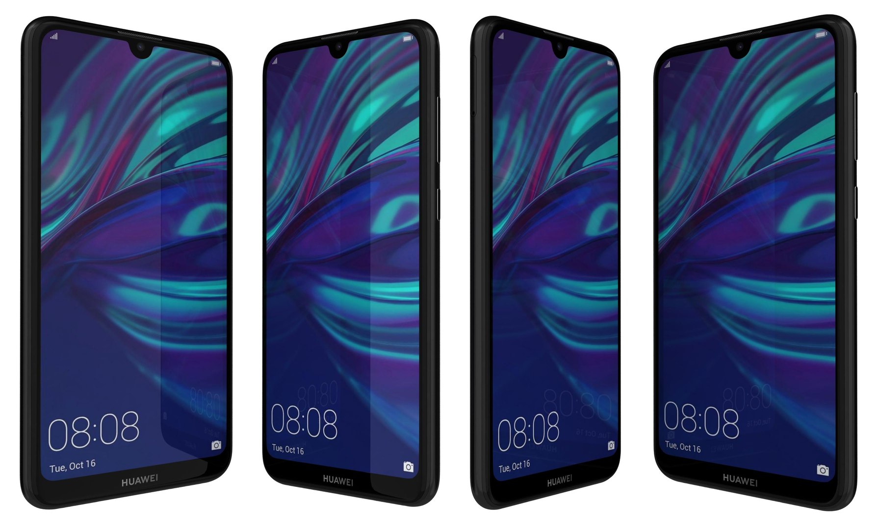 Huawei y7 2019 colors 3D - TurboSquid 1397620