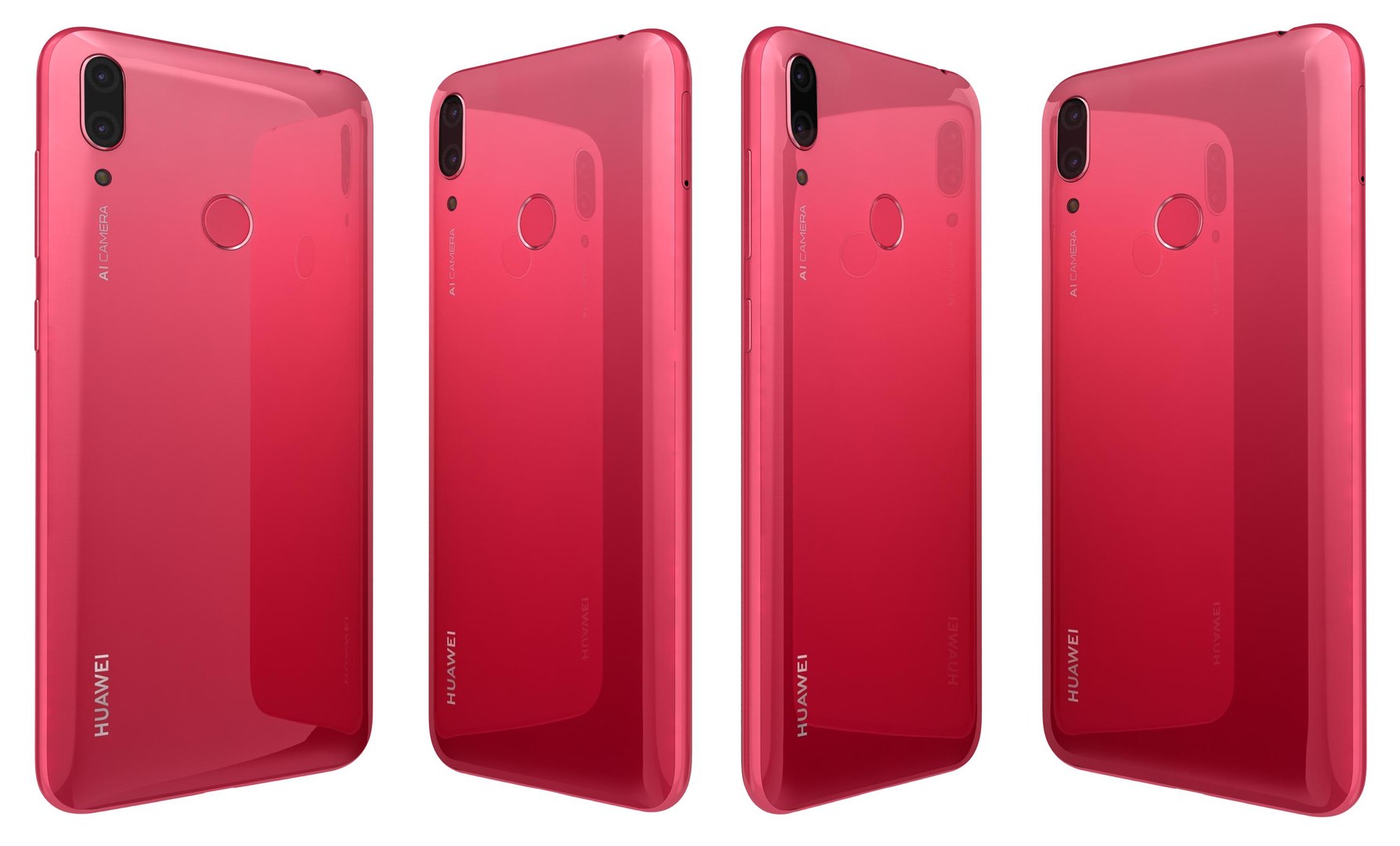 Huawei y7 2019 colors 3D - TurboSquid 1397620