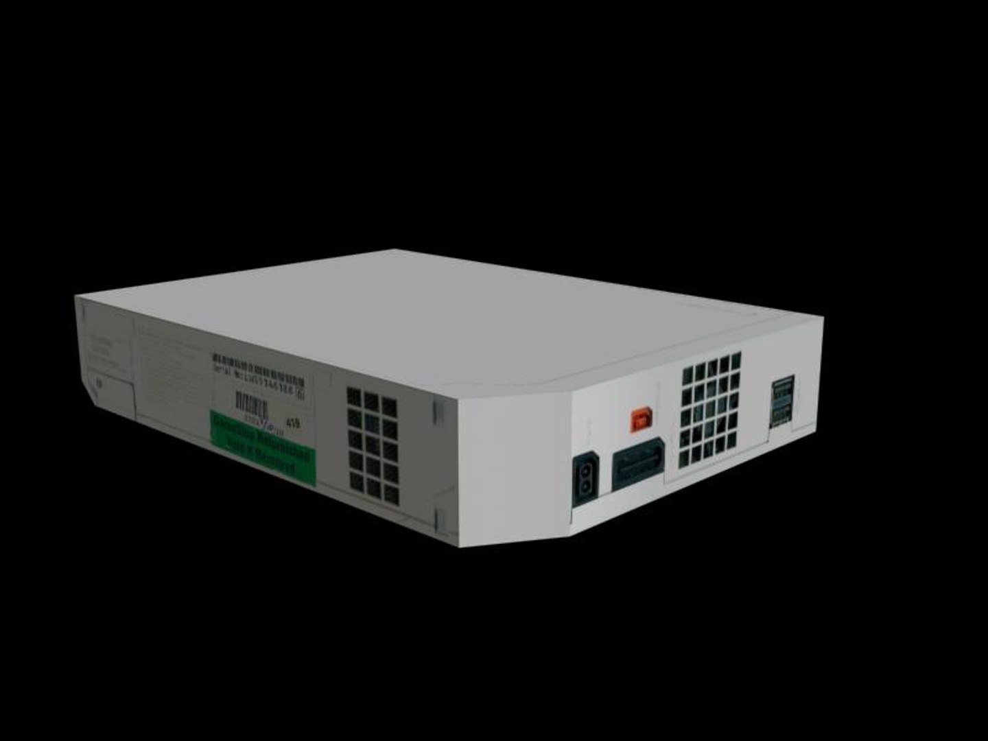 Nintendo Wii 3d Model