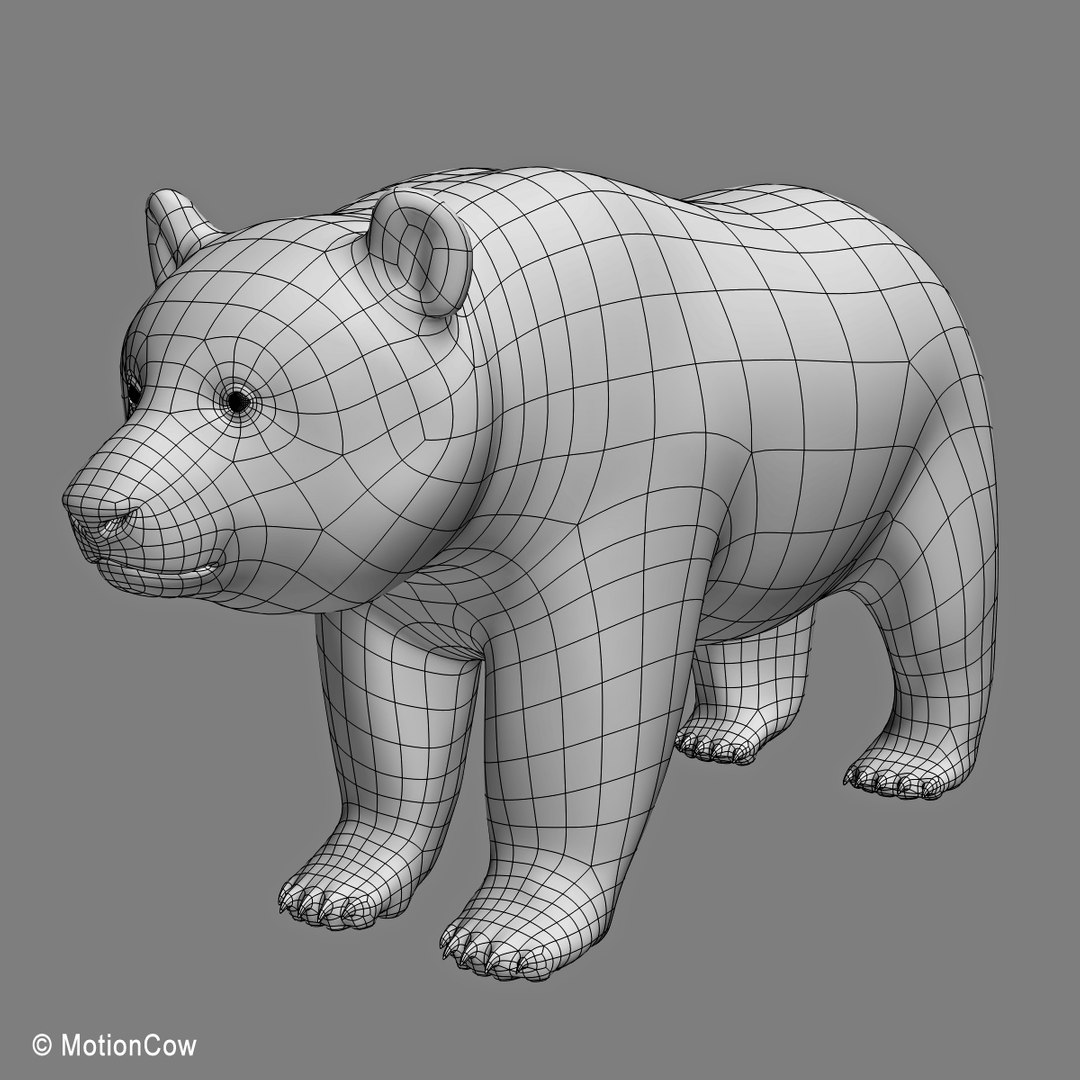 Realistic Panda 3d Model