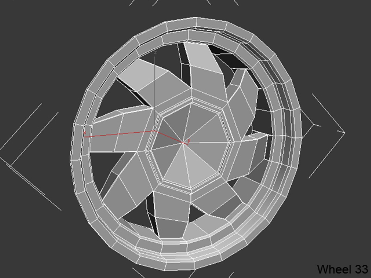 Wheel 33 3d Model