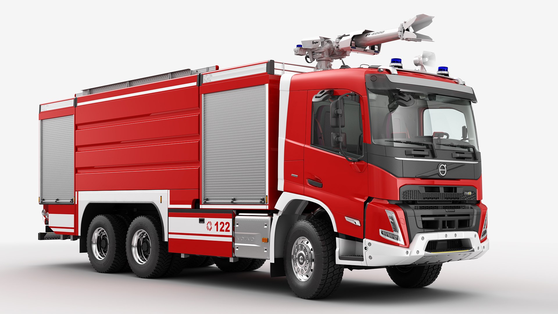 VOLVO FMX Fire Truck 3D Model - TurboSquid 2286417