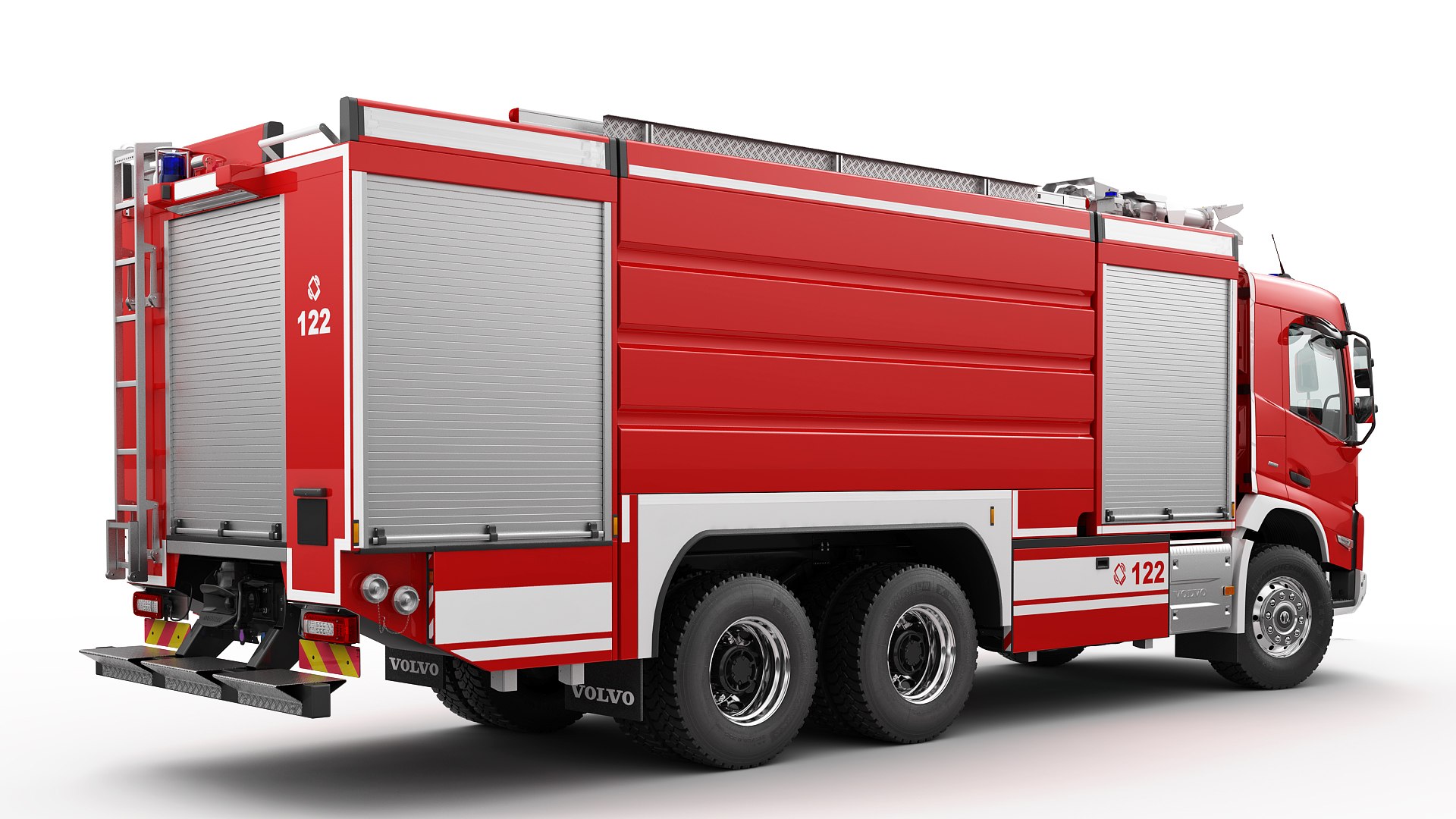 VOLVO FMX Fire Truck 3D Model - TurboSquid 2286417