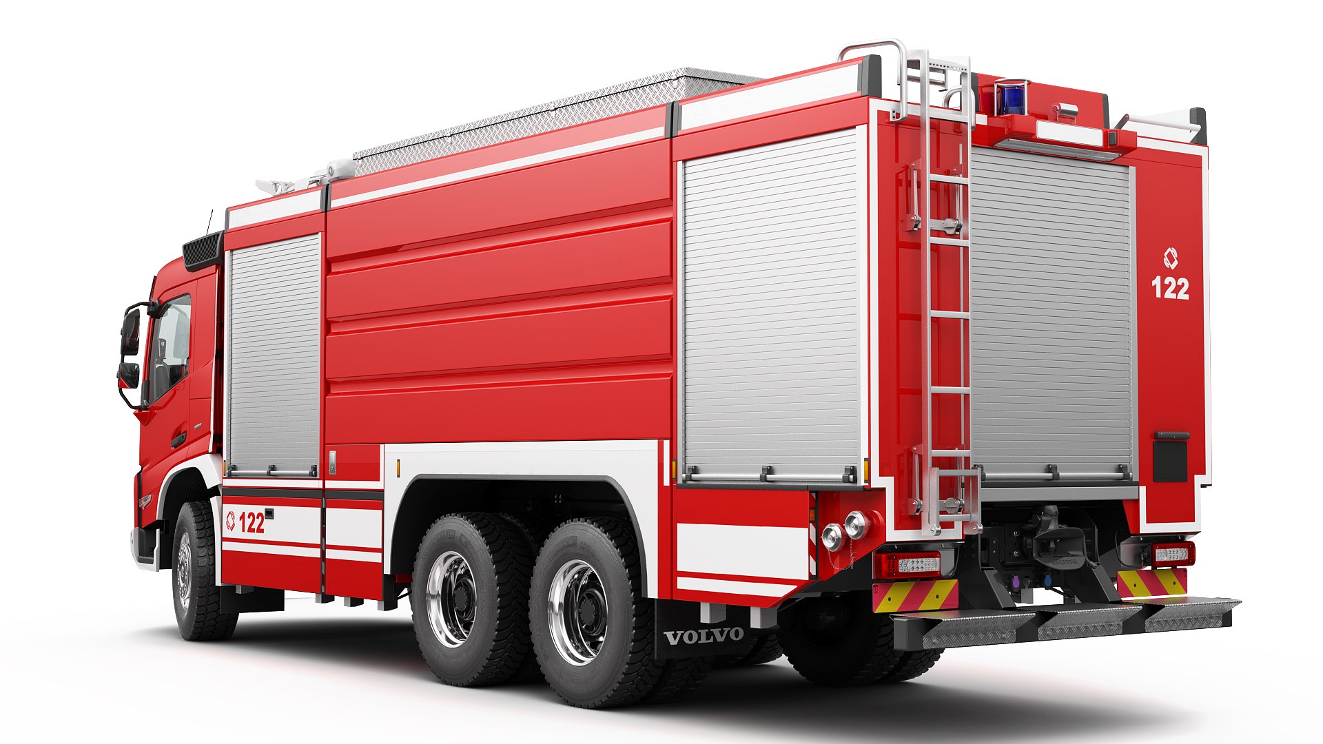 VOLVO FMX Fire Truck 3D Model - TurboSquid 2286417