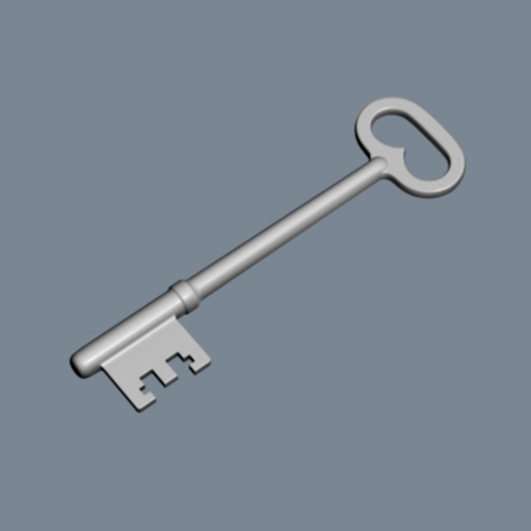 Skeleton Key 3d Model