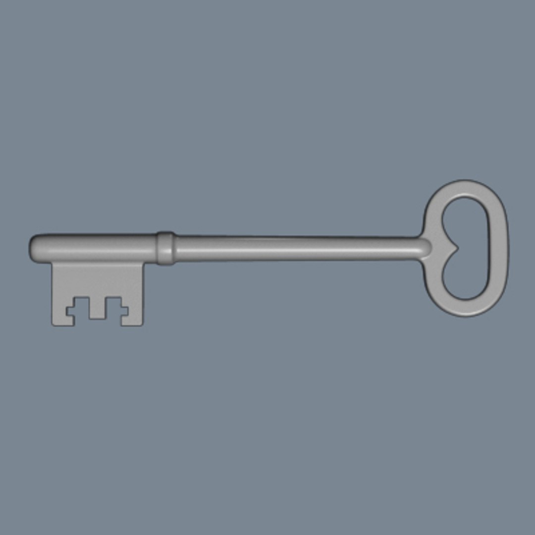 Skeleton Key 3d Model