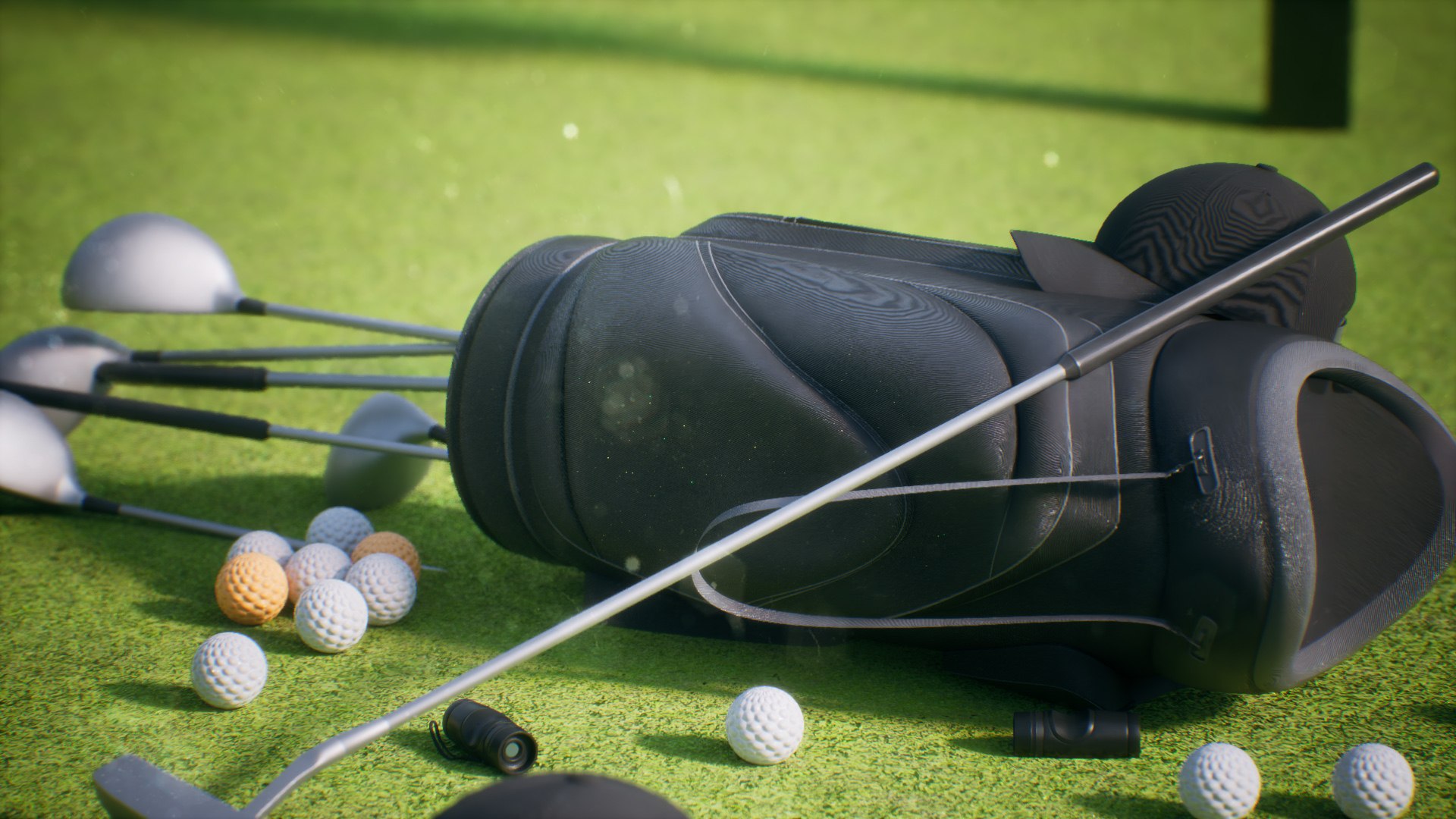 Golf Props 12 Assets 3D Model - TurboSquid 2193651