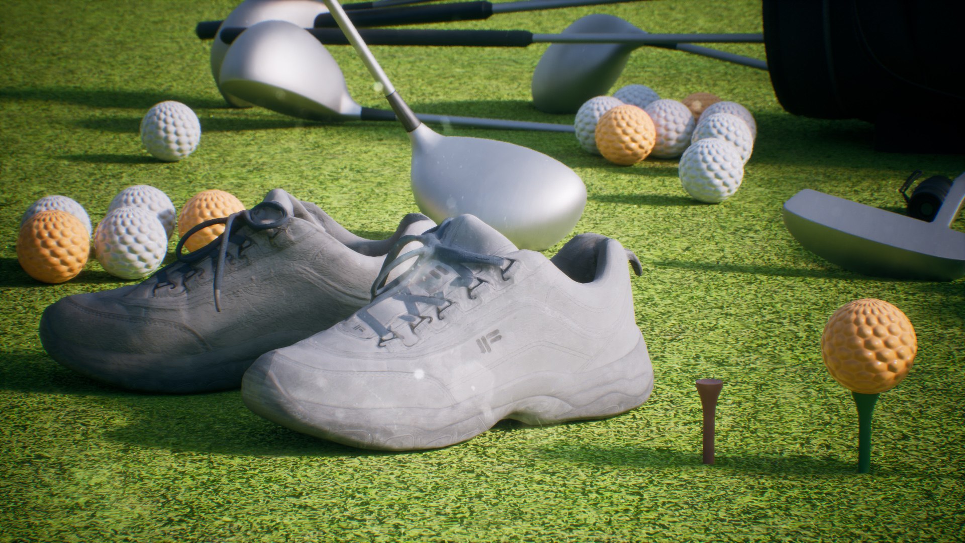 Golf Props 12 Assets 3D Model - TurboSquid 2193651