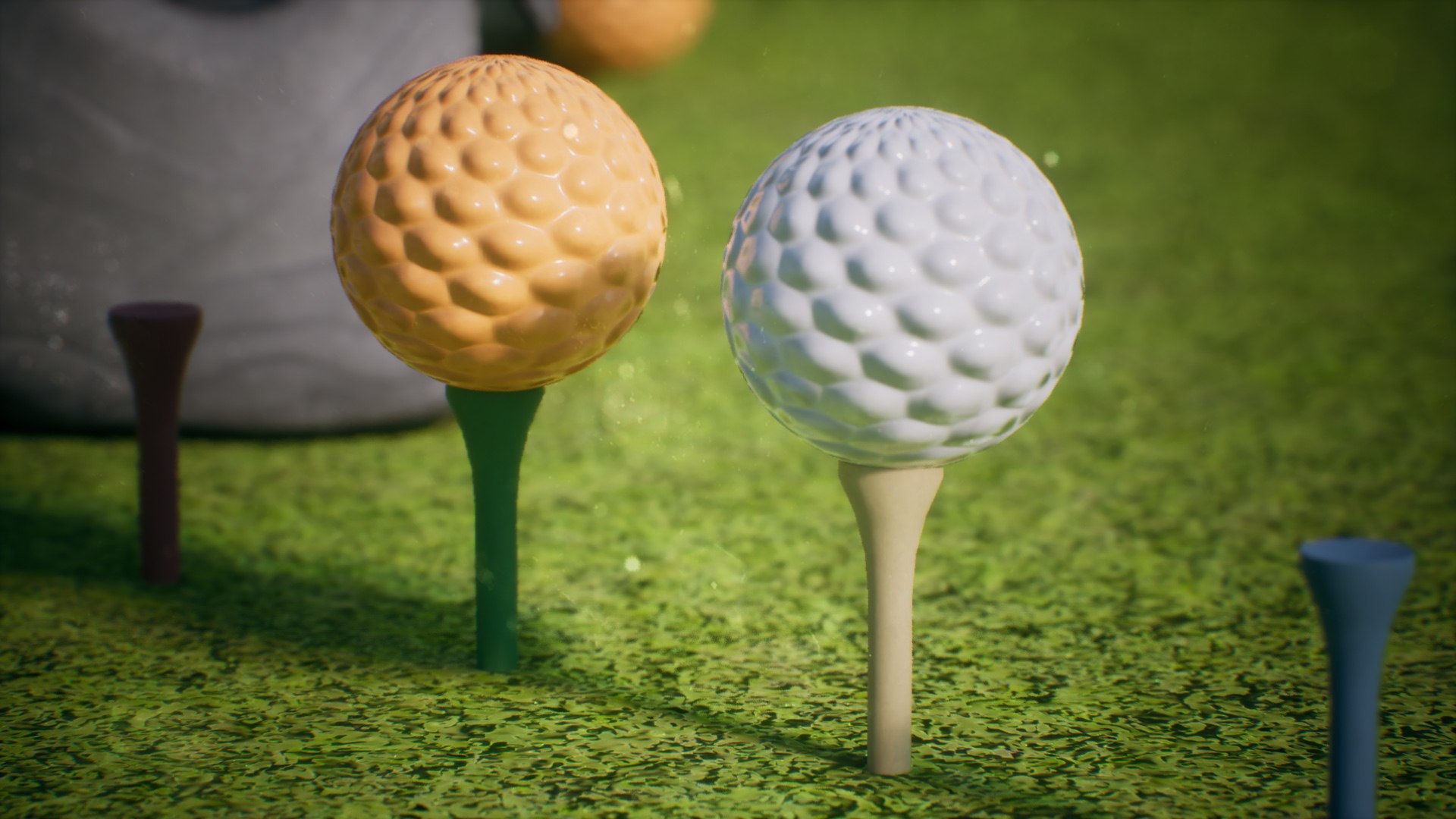 Golf Props 12 Assets 3D Model - TurboSquid 2193651