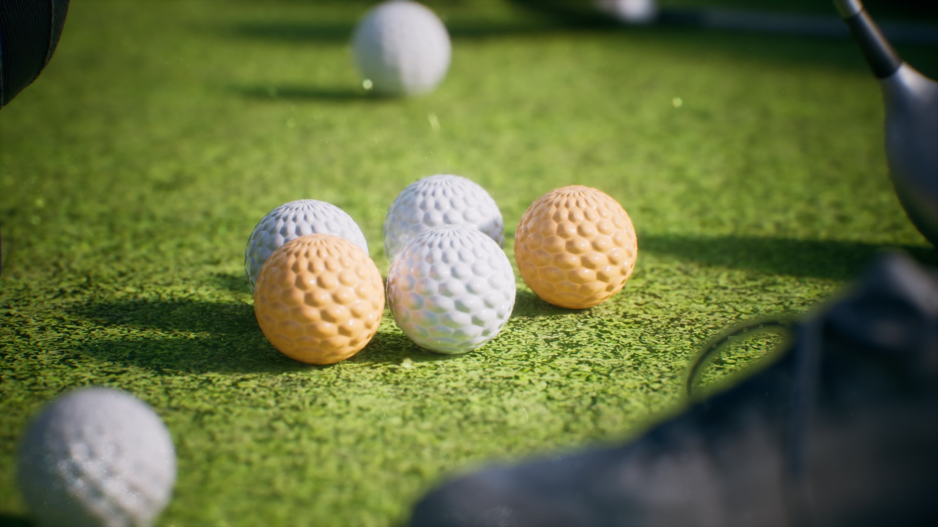 Golf Props 12 Assets 3D Model - TurboSquid 2193651