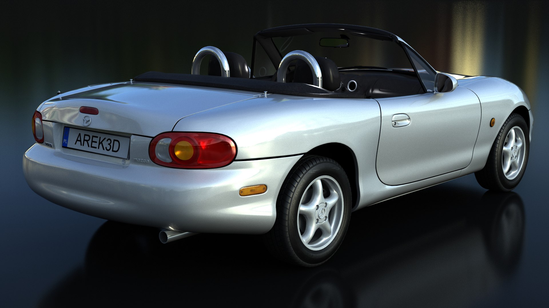 3D Model Mazda Mx-5 Nb Interior - TurboSquid 1455975