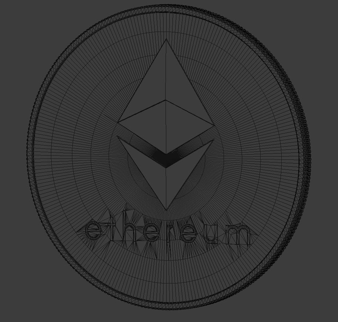 ETHEREUM Coin 3D Model - TurboSquid 1974765