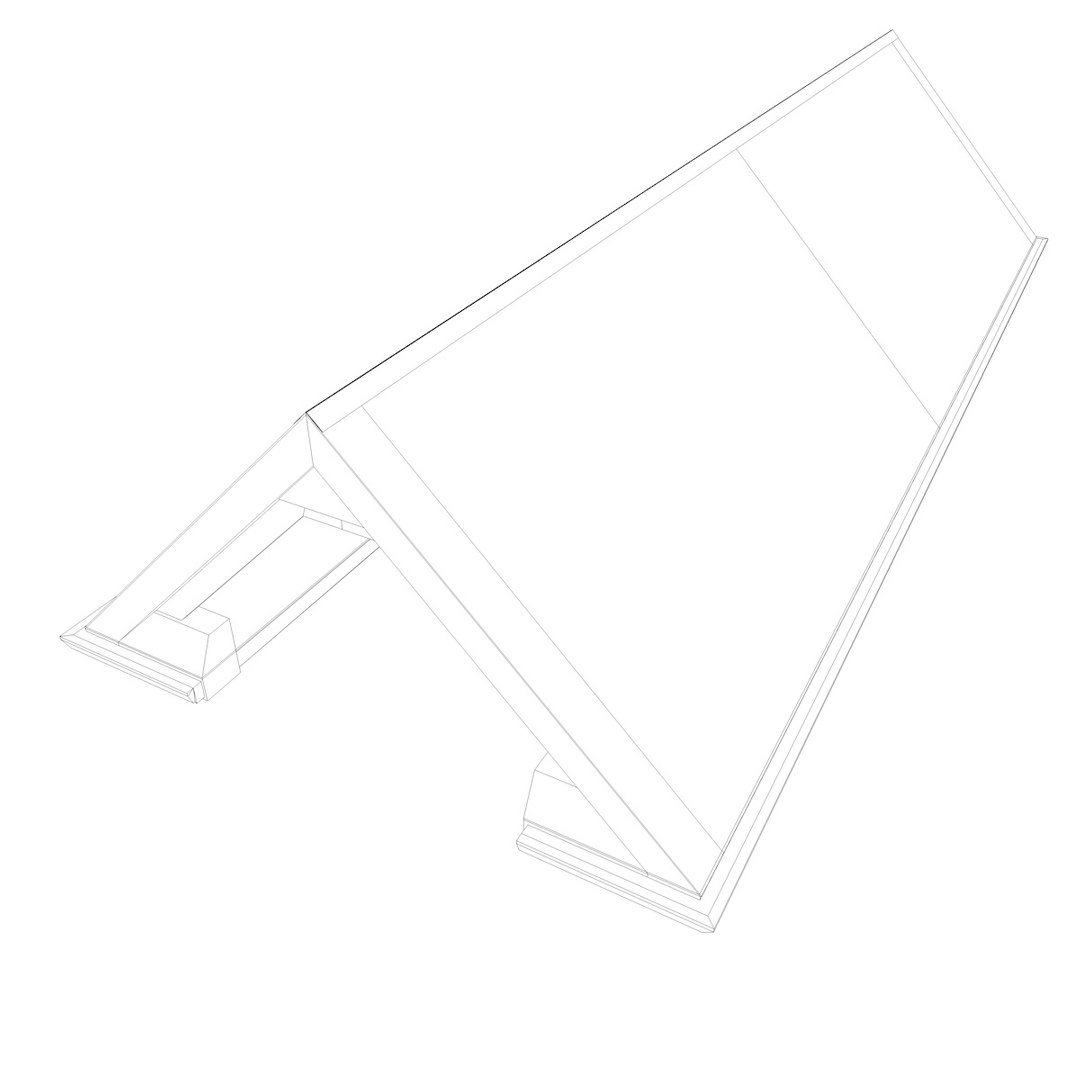 3D roof gable hip - TurboSquid 1273957
