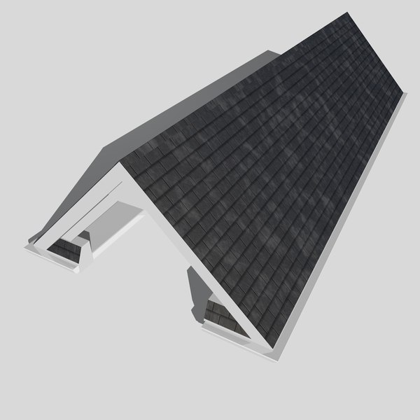 3D roof gable hip - TurboSquid 1273957