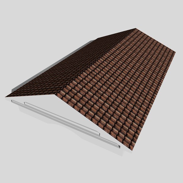 3D roof gable hip - TurboSquid 1273957