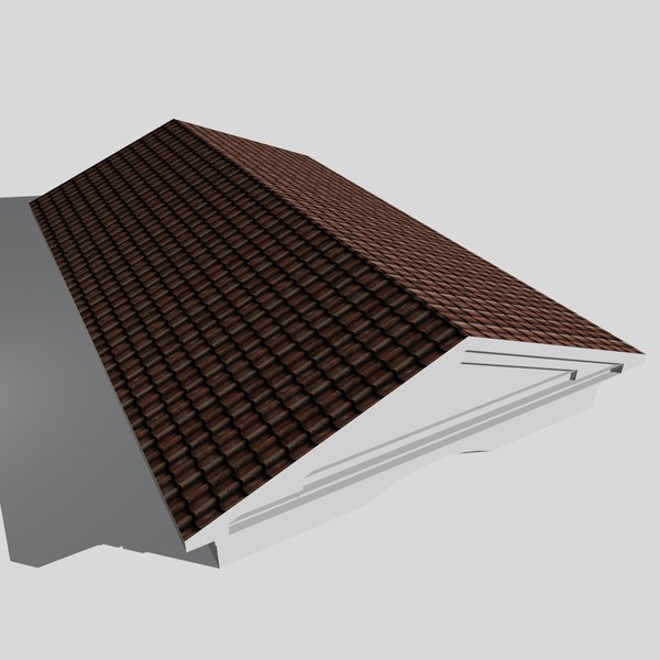 3D roof gable hip - TurboSquid 1273957