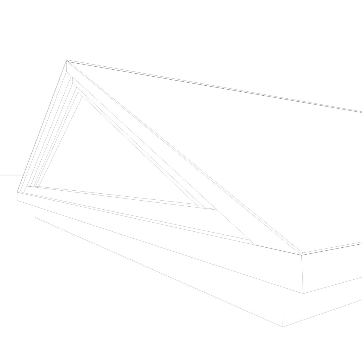 3D roof gable hip - TurboSquid 1273957