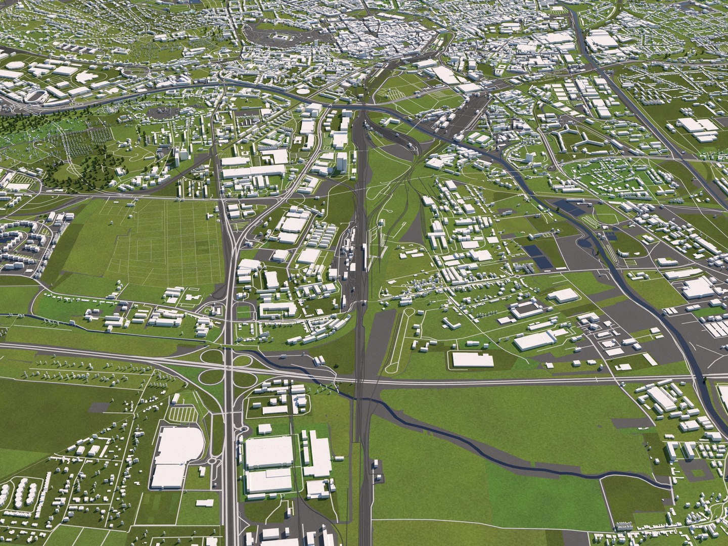 3D model buildings houses maps - TurboSquid 1548539