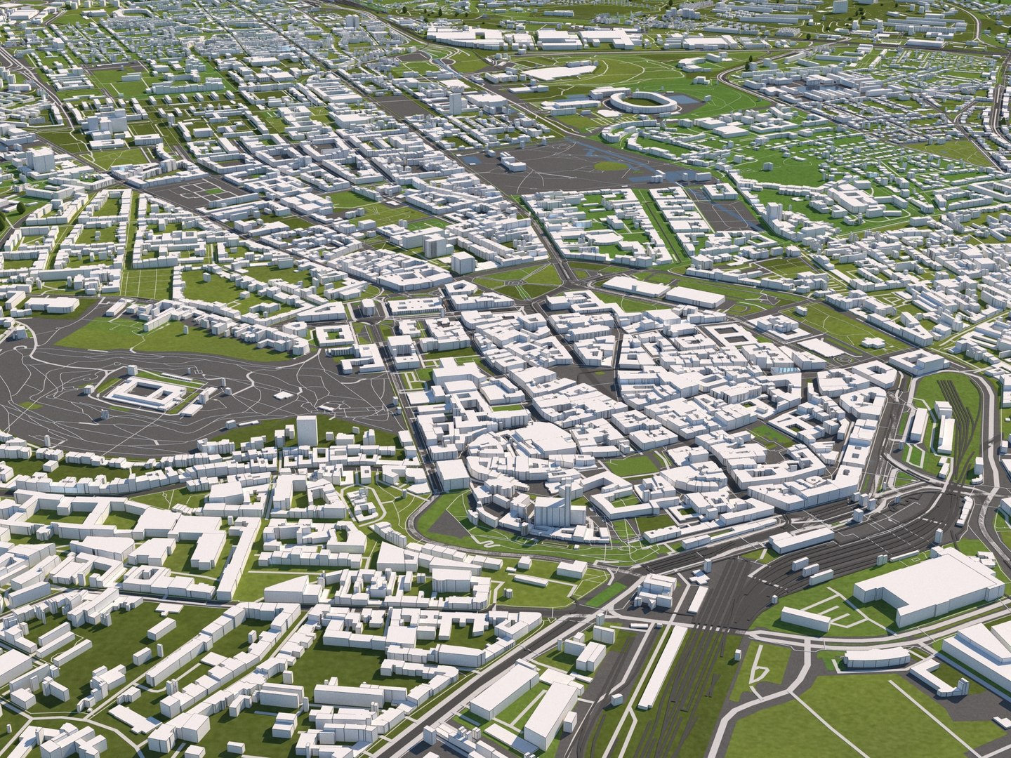 3D model buildings houses maps - TurboSquid 1548539