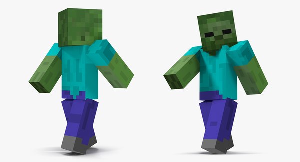 3D minecraft characters - TurboSquid 1581435