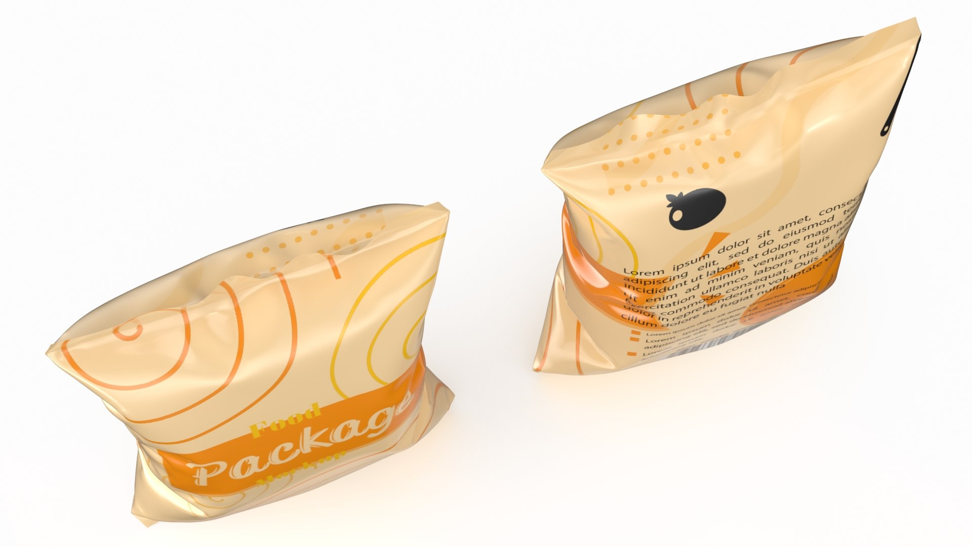 Potato Chip Bags Collection 3D Model - TurboSquid 1924191