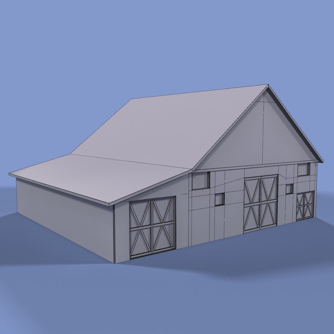 3d Model Farm House