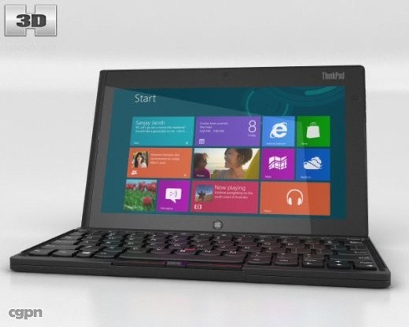 3d 2 lenovo thinkpad model