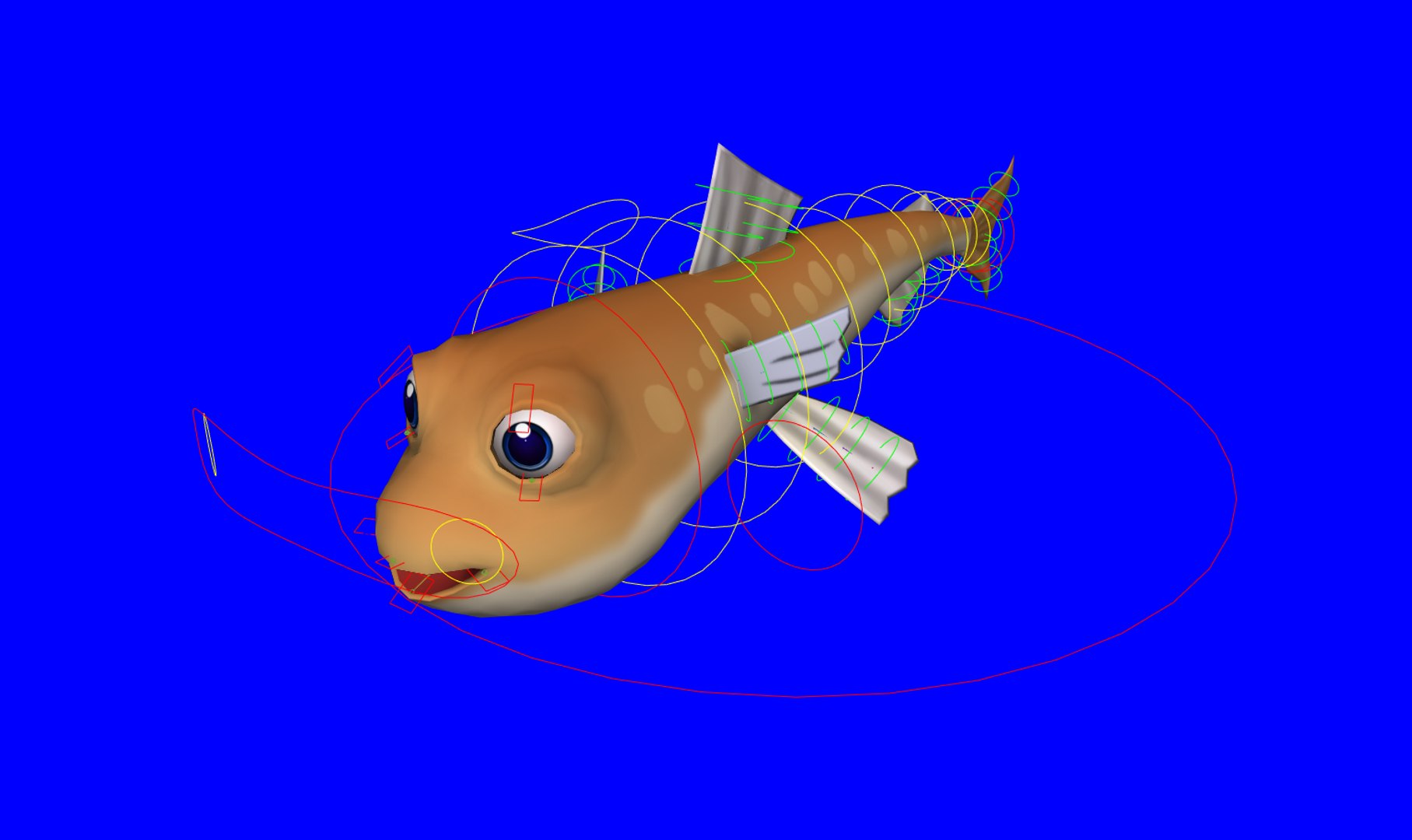 Greater Lizard Fish Toon 3D Model - TurboSquid 1585804
