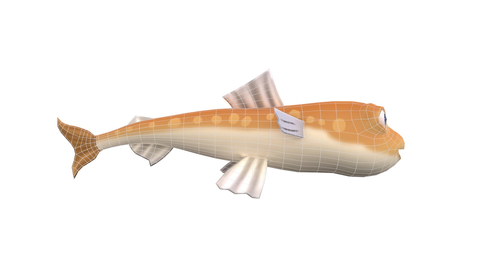 Greater Lizard Fish Toon 3D Model - TurboSquid 1585804