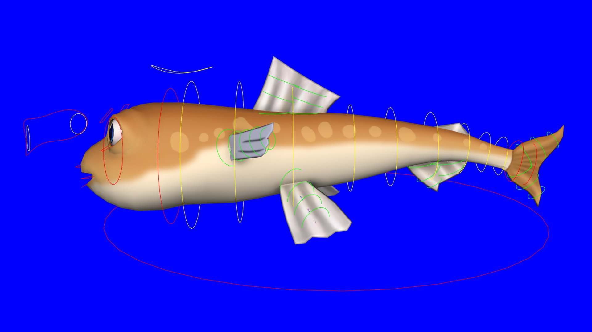 Greater Lizard Fish Toon 3D Model - TurboSquid 1585804
