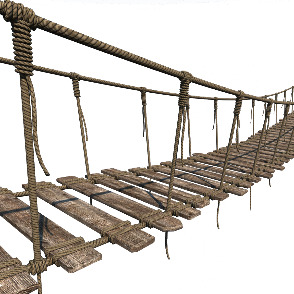 rope bridge 3d model