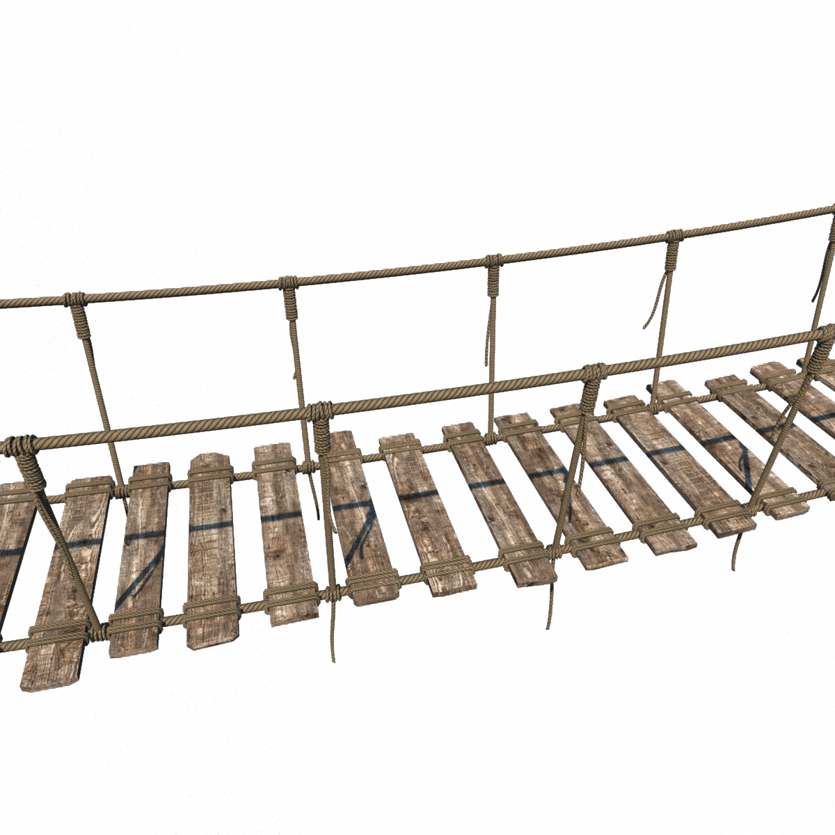 rope bridge 3d model