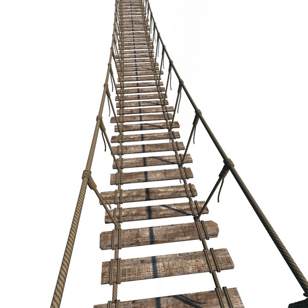 rope bridge 3d model