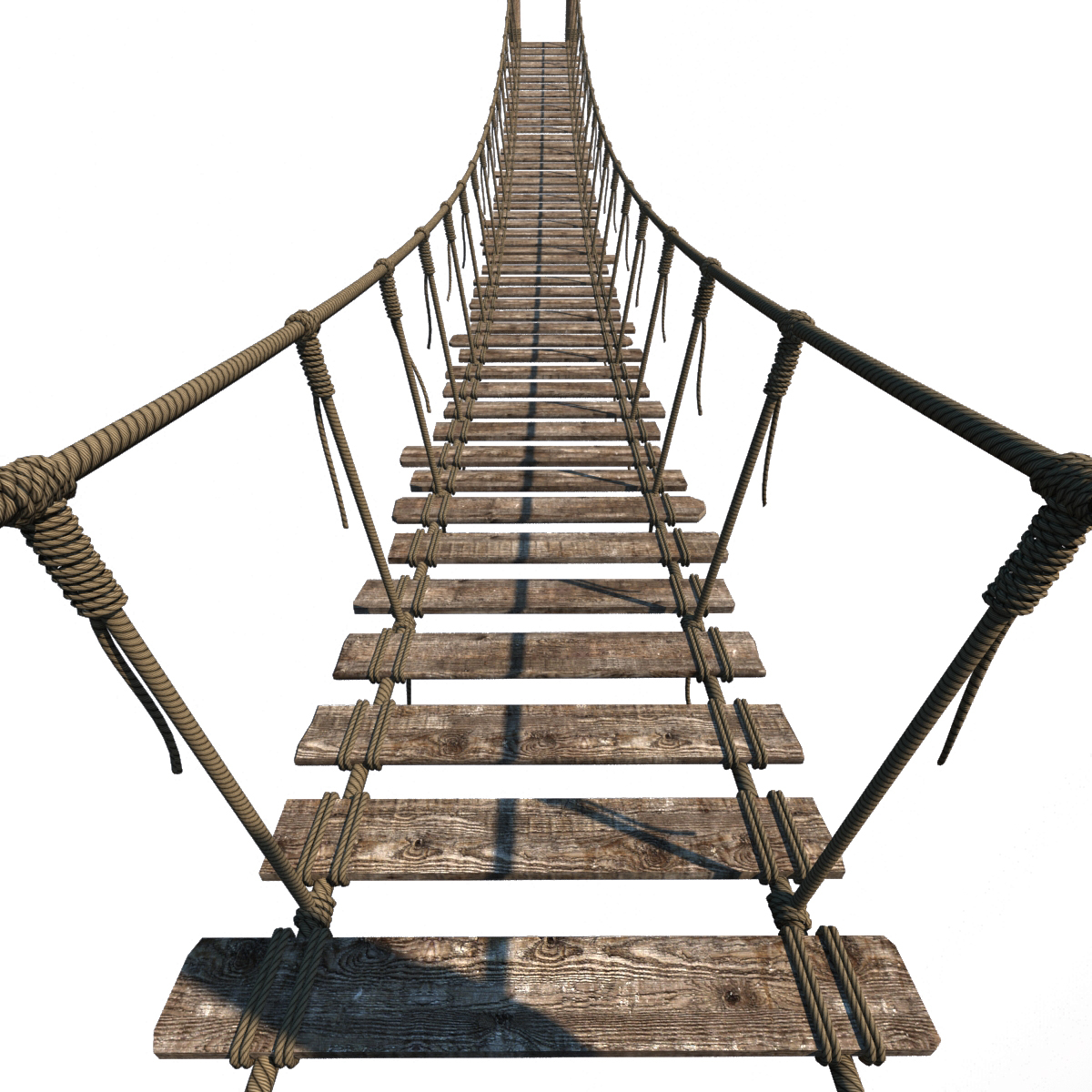rope bridge 3d model