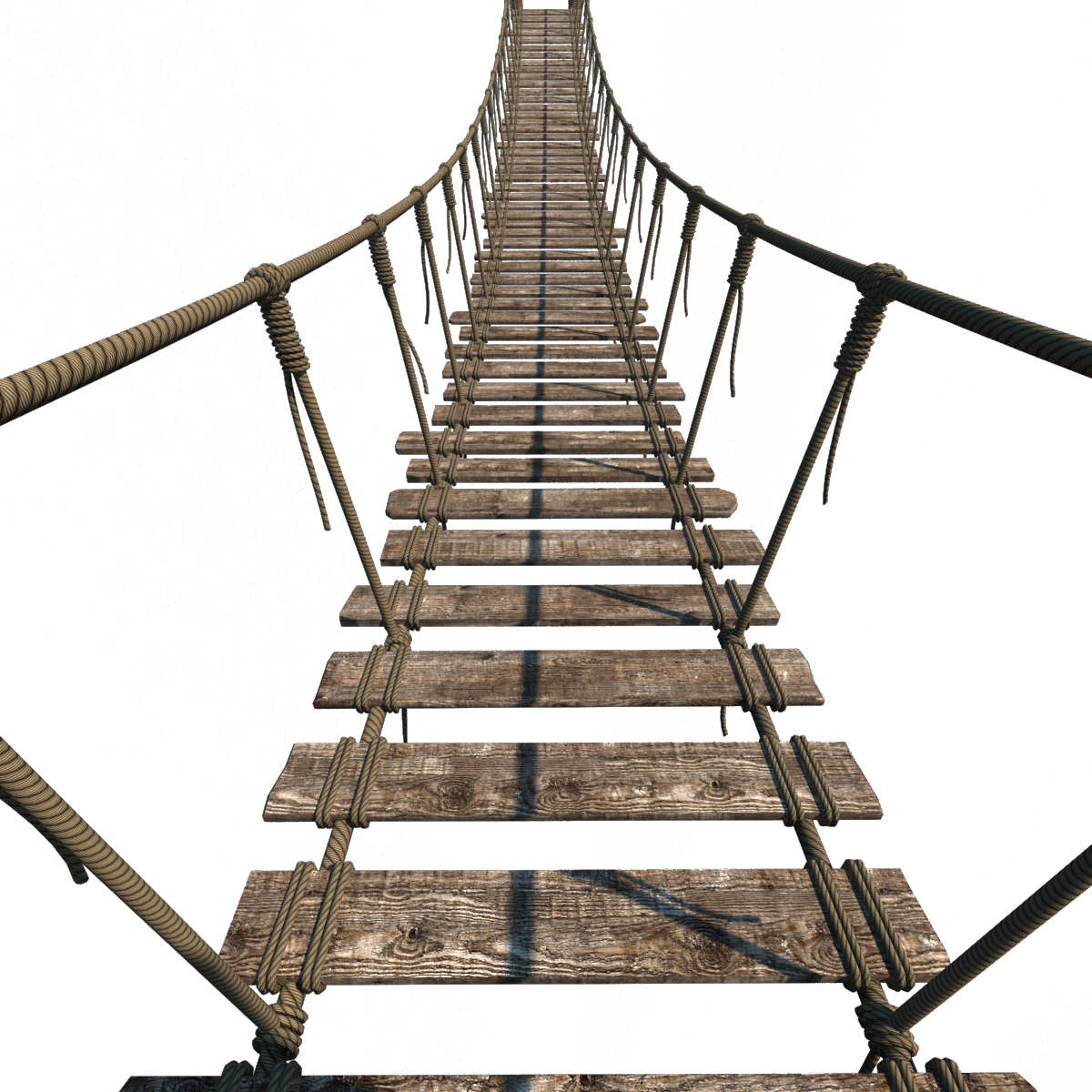 rope bridge 3d model
