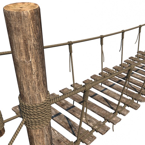 rope bridge 3d model