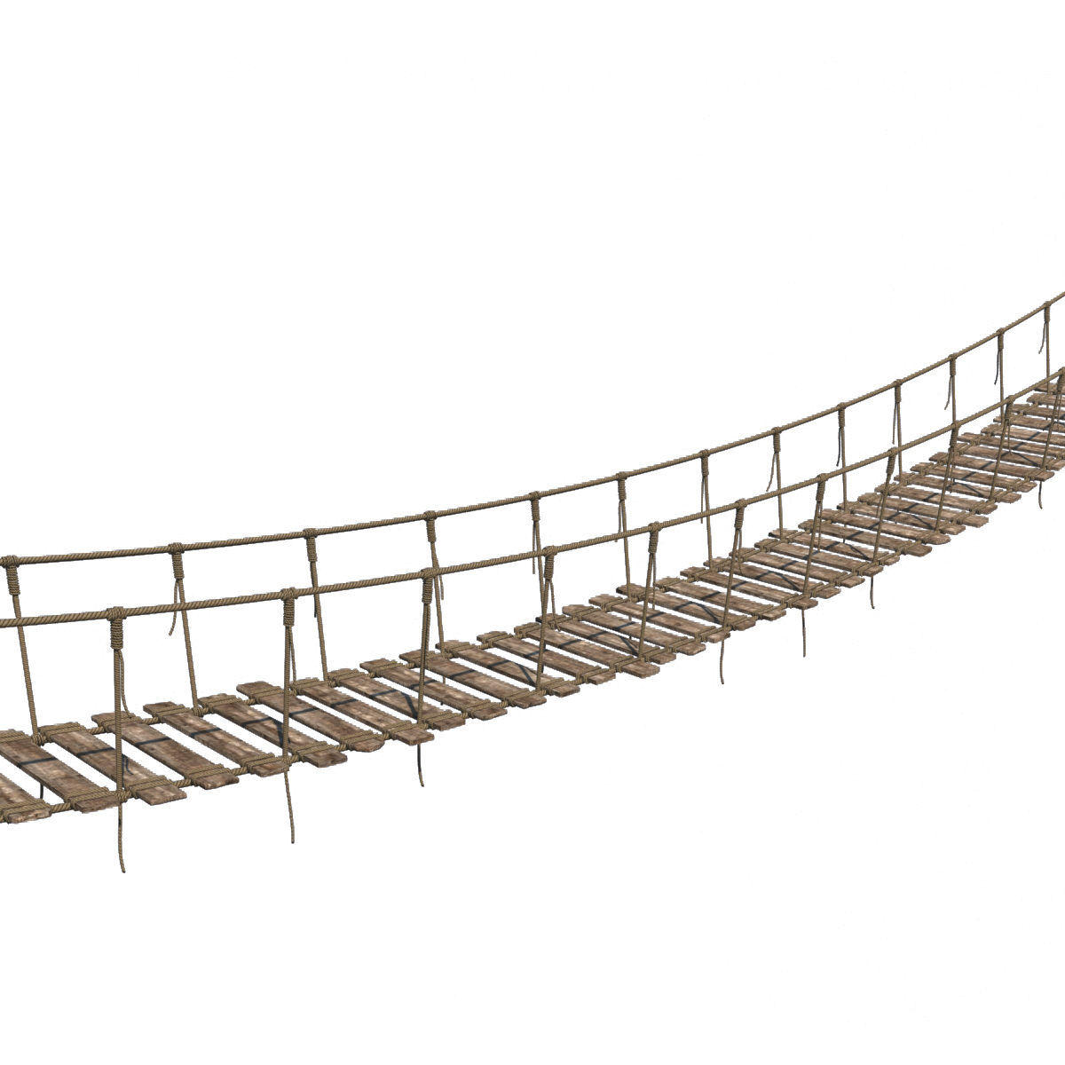rope bridge 3d model