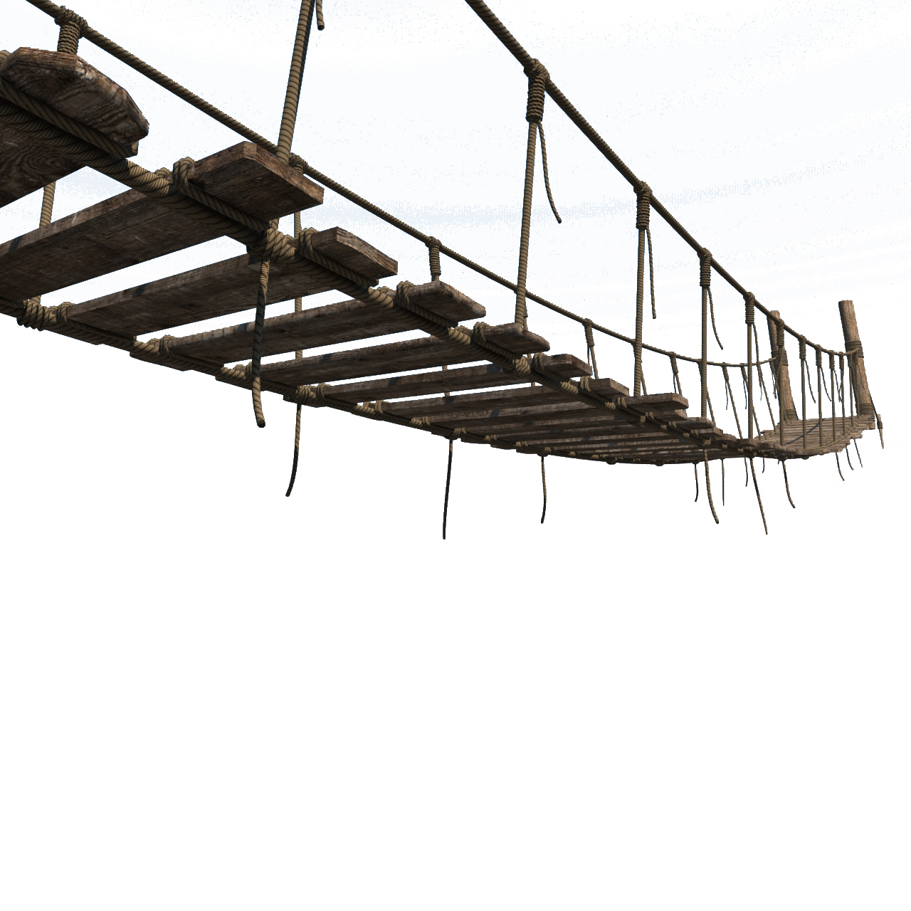 rope bridge 3d model