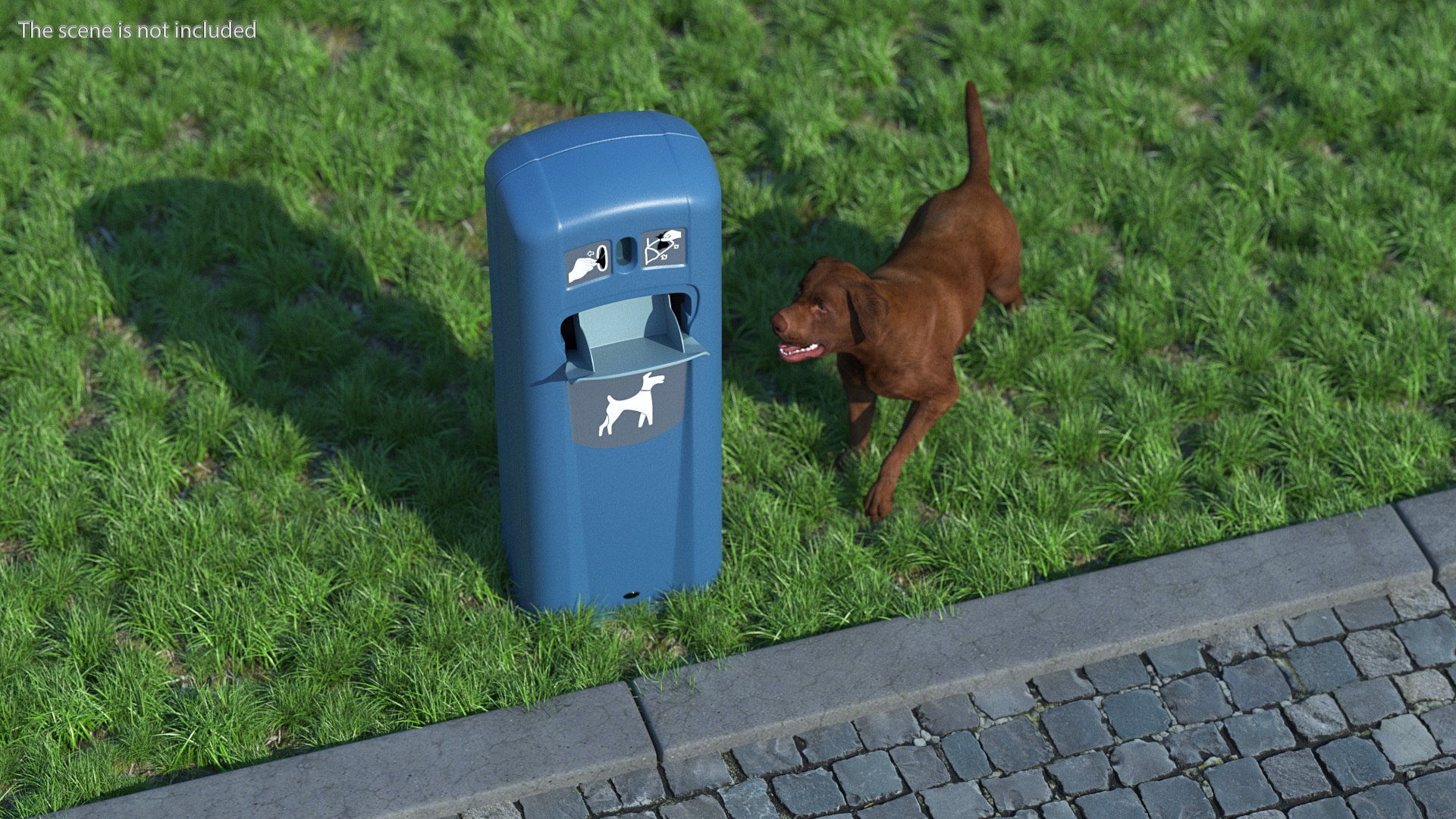 3D Model Station For Animal Waste Disposal - TurboSquid 1995260