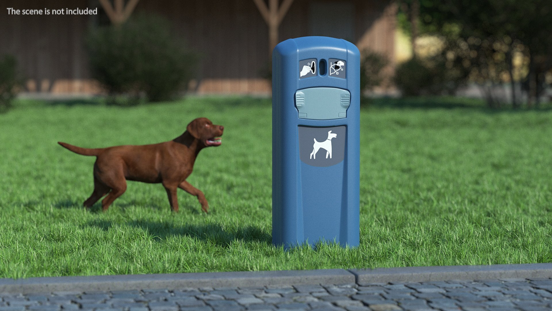 3D Model Station For Animal Waste Disposal - TurboSquid 1995260