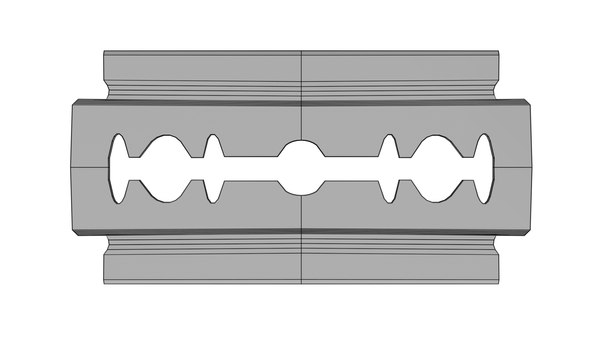 3D Razorblade model - TurboSquid 1969415