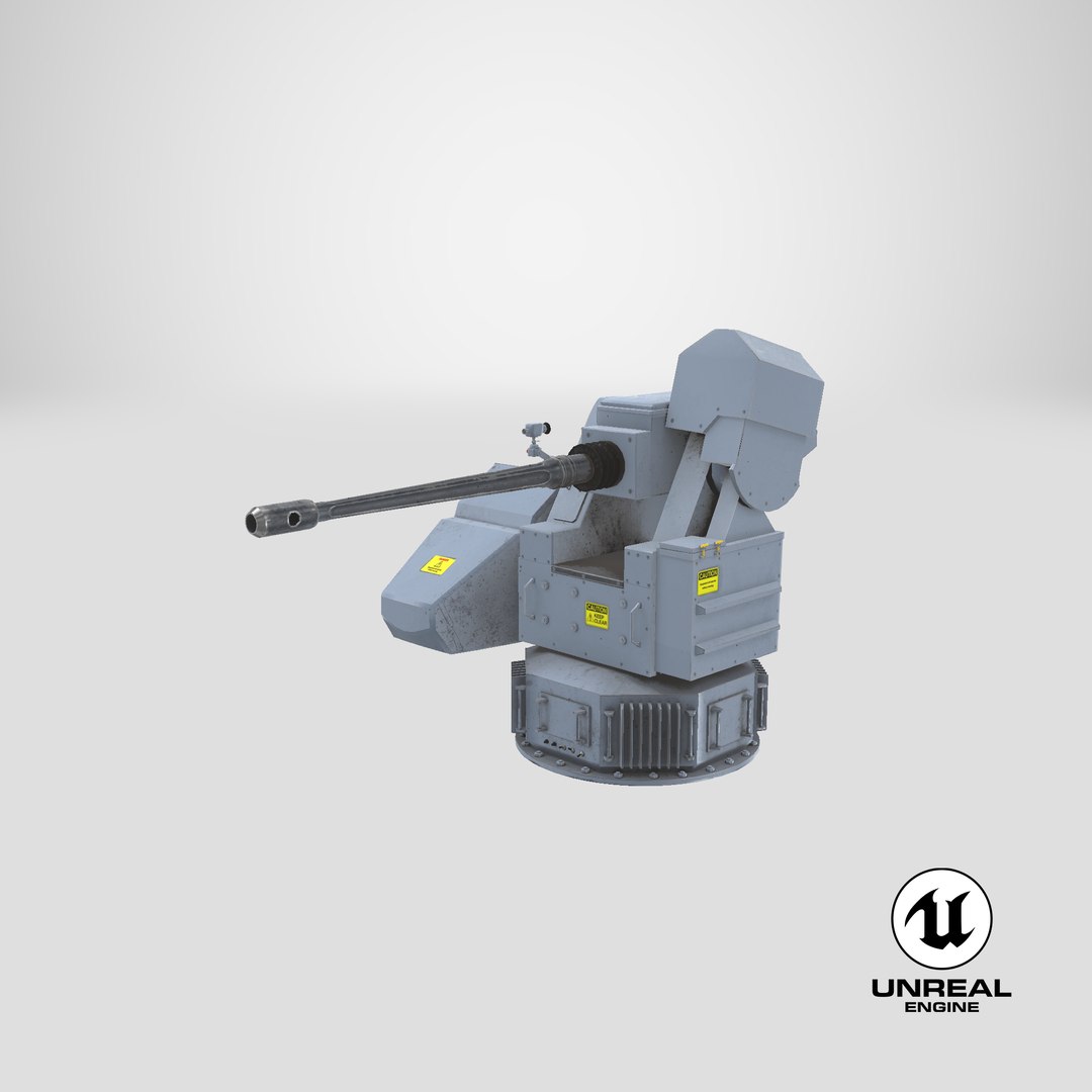 Ds30m 30mm Naval Gun Model - TurboSquid 1504702