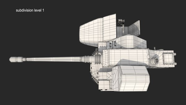 modelo 3d Cañón naval DS30M Seahawk de 30 mm - TurboSquid 1504702