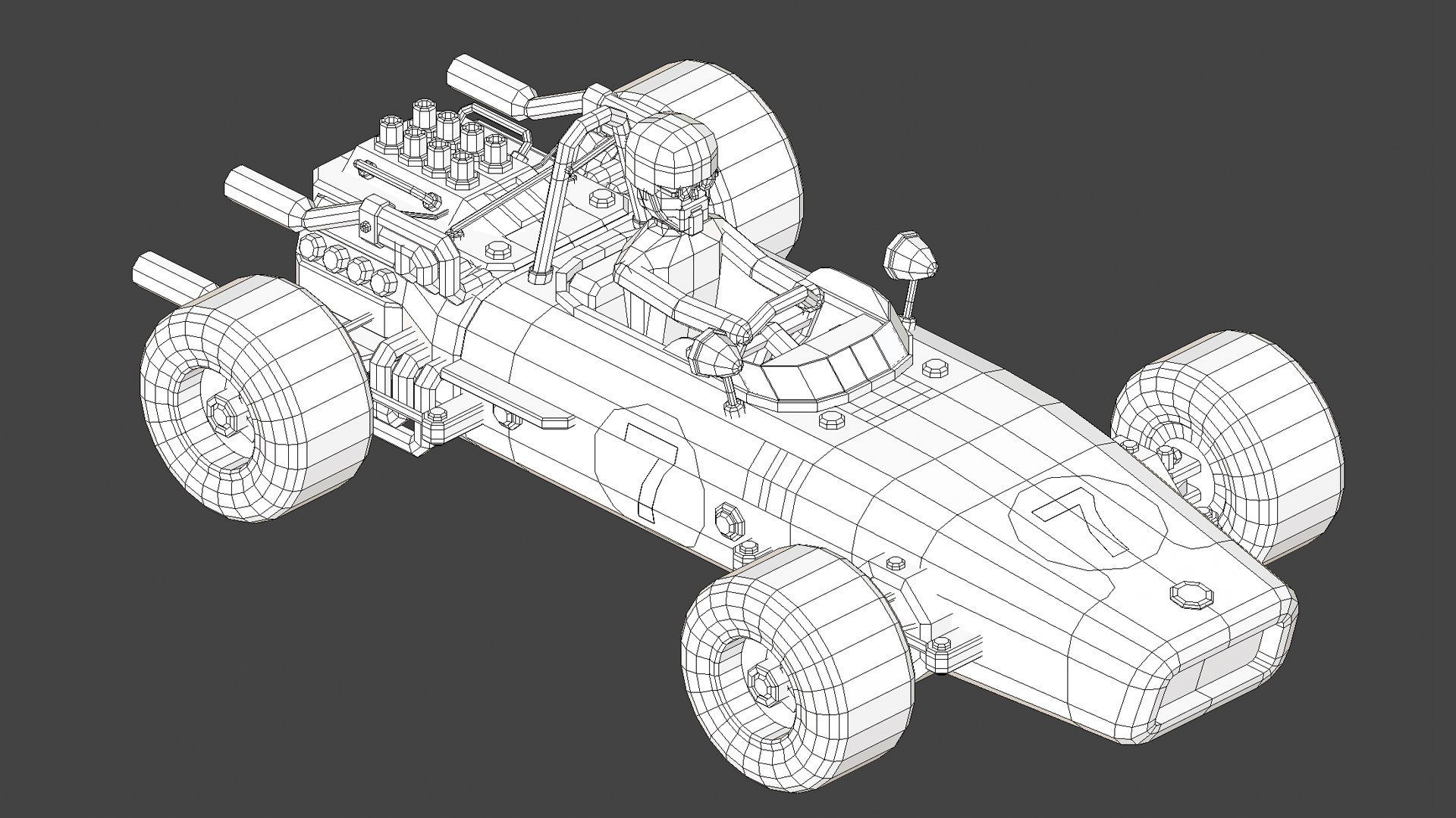 Race Cars 3D Model - TurboSquid 2132182