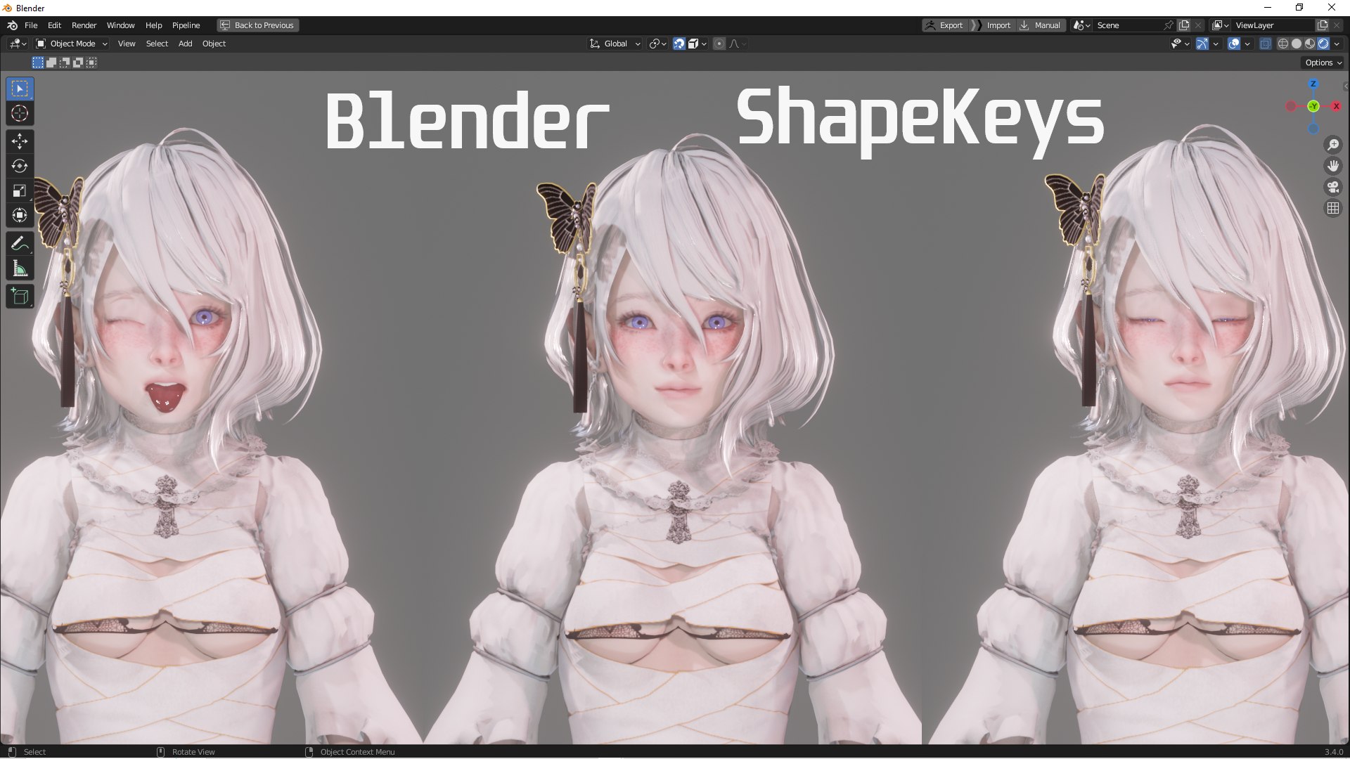 Dual Rapier Swordswoman - Realistic Female Character - Blender Eevee 3D ...
