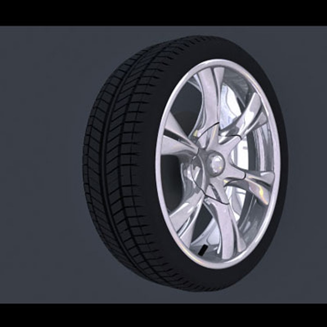 wheel 3d max